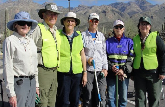 Adopt-a-road Cleanup - Sabino Canyon Volunteer Naturalists